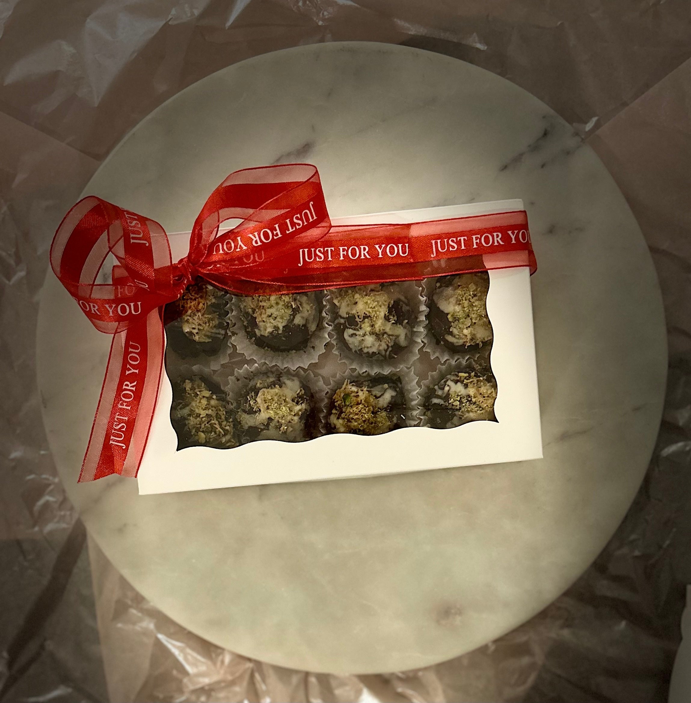 The Love Box - Valentine Chocolate Date Delights - Pistachio Cream ...